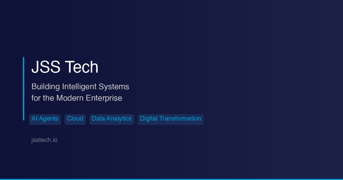 JSS Tech | AI & Digital Transformation Consulting